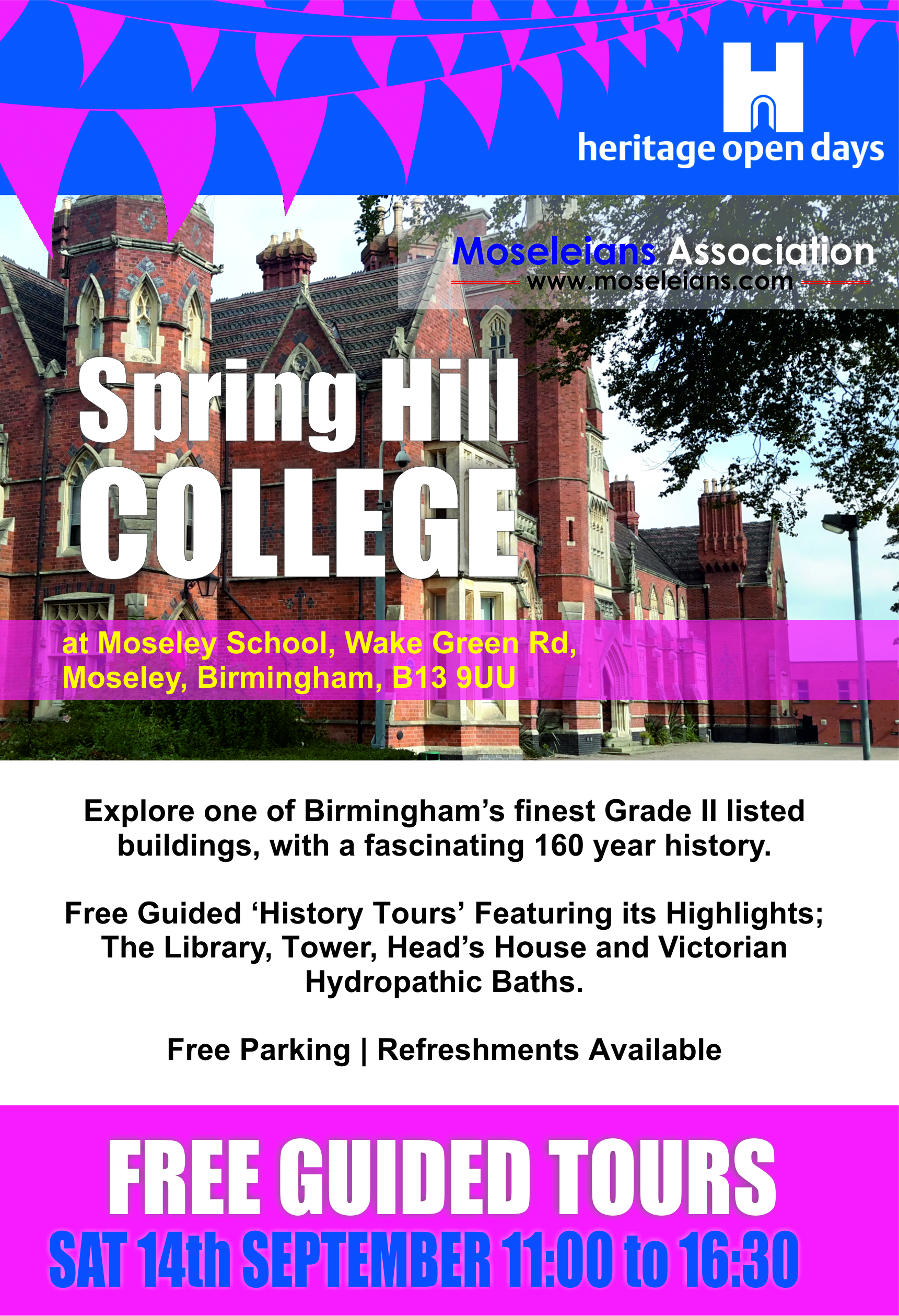 Will you be at this year’s Heritage Open Day? | The Moseleians Association